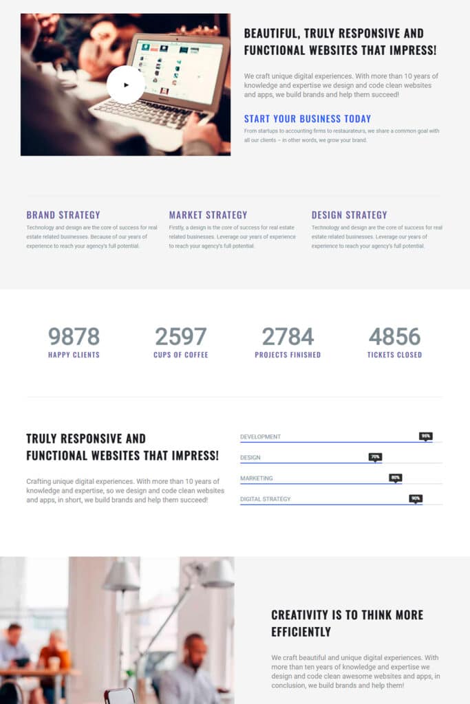 Beyond WordPress Theme Multipurpose Business Template