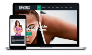 Gym WordPress Theme - Responsive Health Template by Visualmodo
