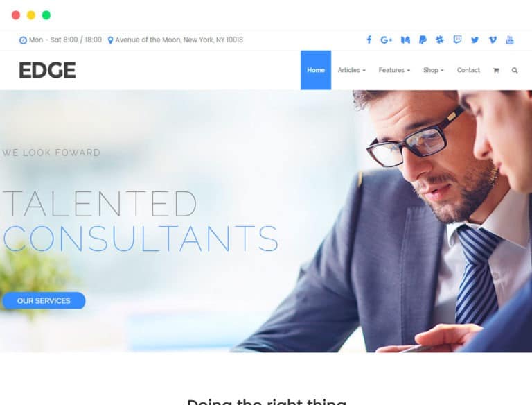 Edge WordPress Theme Documentation - Visualmodo Guides
