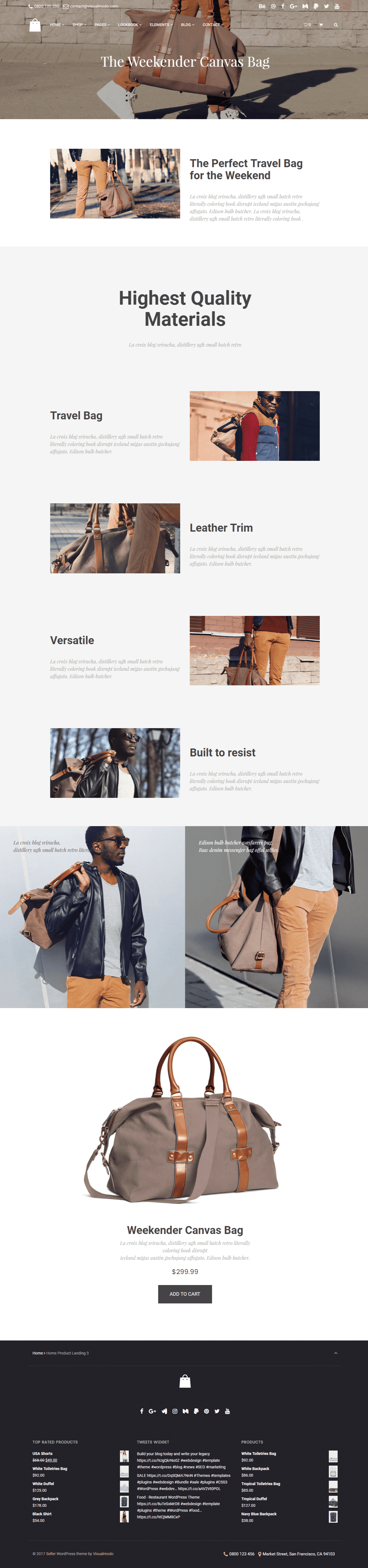 Seller - eCommerce WordPress Theme - Store Template by Visualmodo