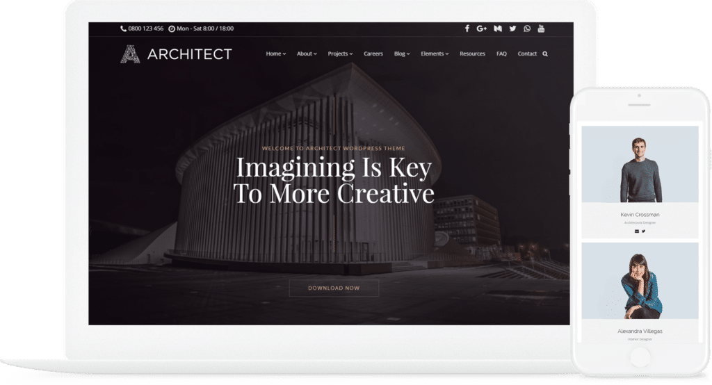 Architect WordPress Theme Documentation & Guide - Visualmodo