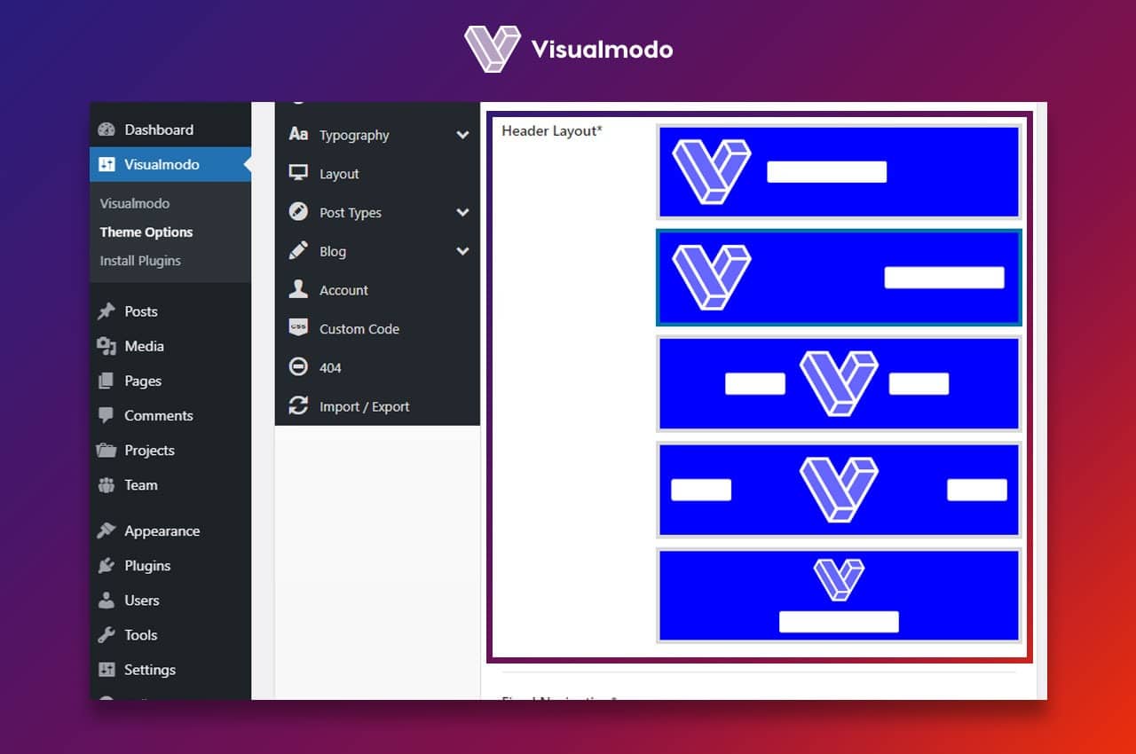 Edge WordPress Theme Documentation - Visualmodo Guides