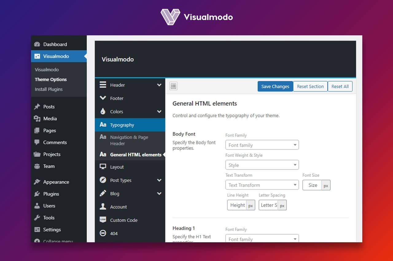 Education WordPress Theme Documentation - Visualmodo