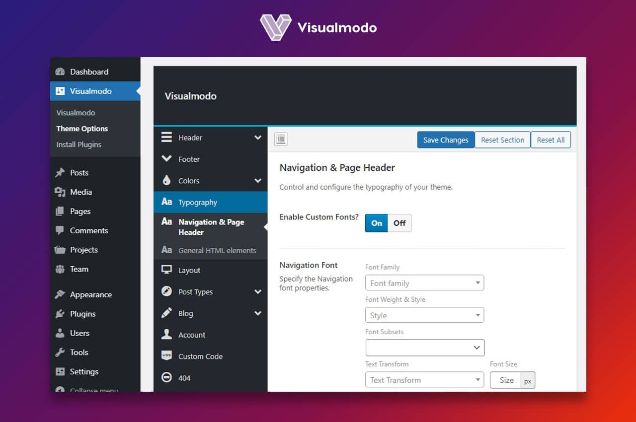 Nonprofit WordPress Theme Documentation - Visualmodo