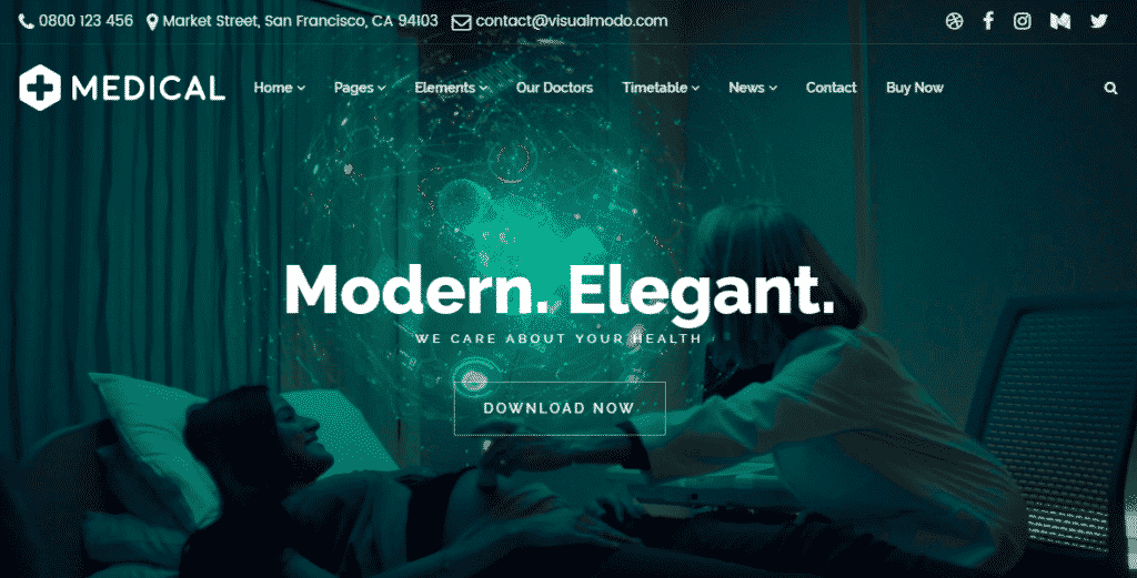 Medical WordPress Theme Documentation - Visualmodo Template