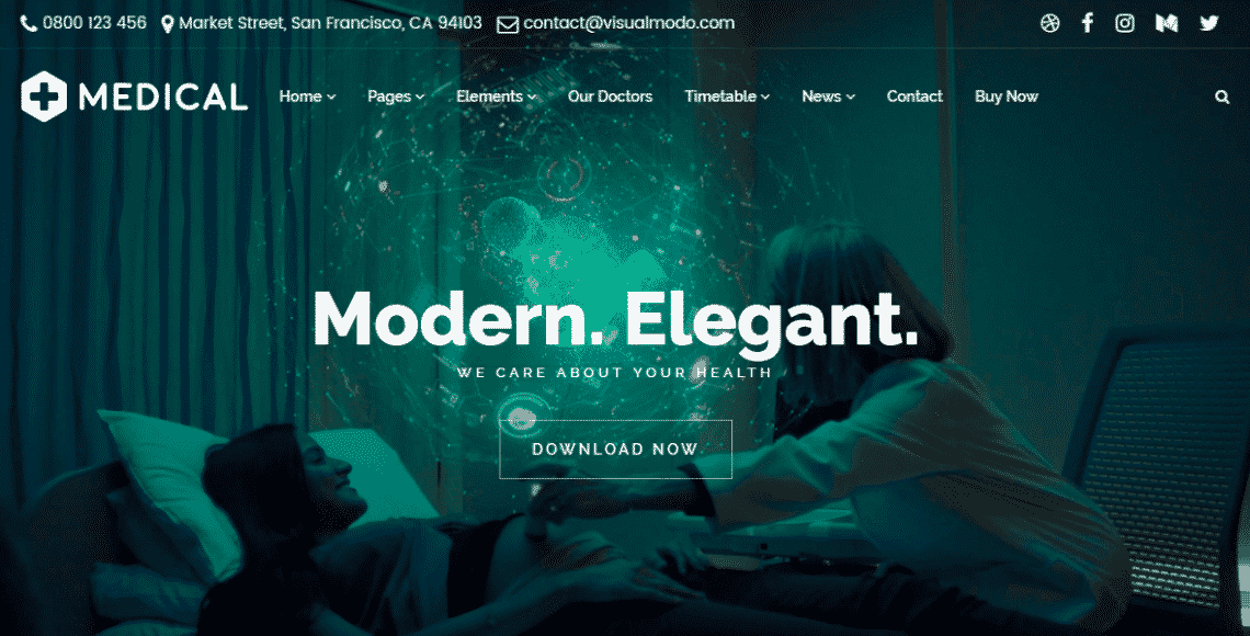 Medical WordPress Theme Documentation - Visualmodo Template