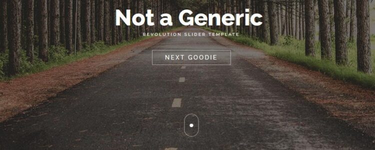 Revolution Slider WordPress Plugin Scroll Down Button - Visualmodo