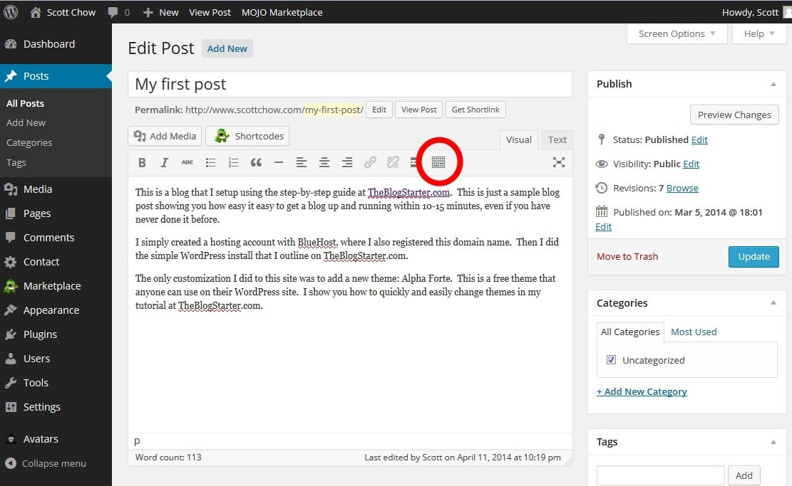 WordPress Text Color And Size Edit How To Change Visualmodo