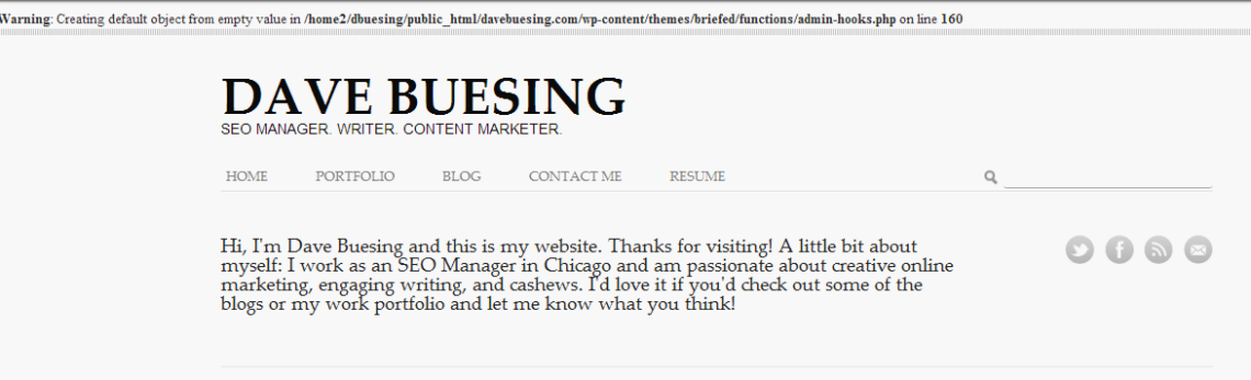 Remove WordPress PHP Error Lines - Visualmodo Blog