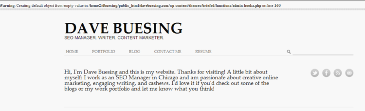 Remove WordPress PHP Error Lines - Visualmodo Blog