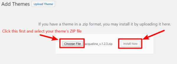 How To Install WordPress Theme Uploading ZIP File - Visualmodo