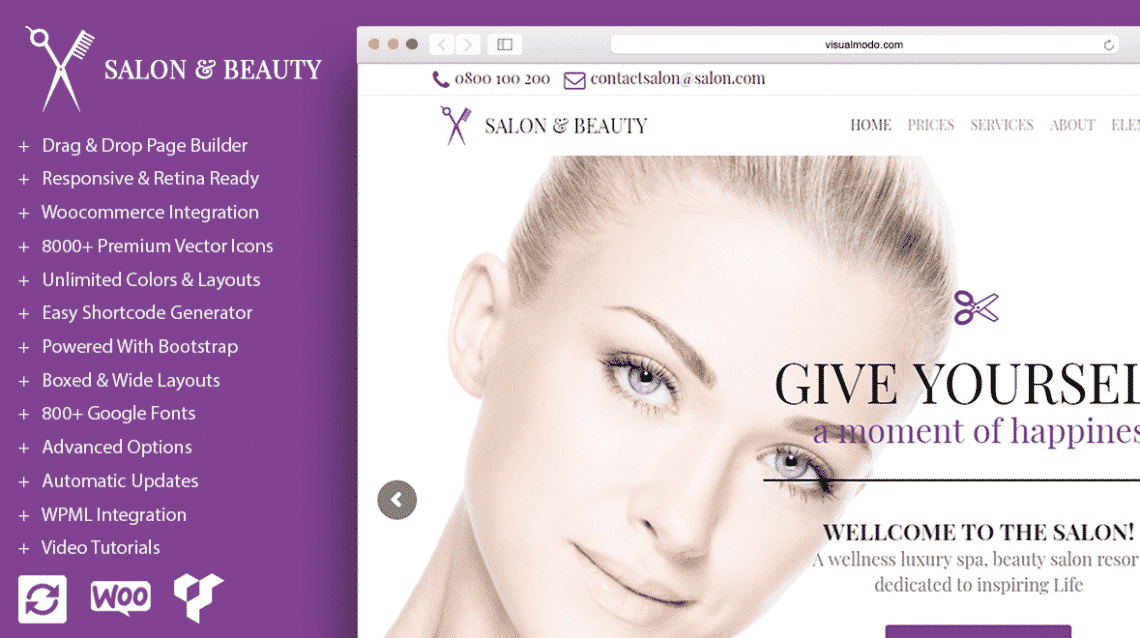 Salon WordPress Theme Documentation - Visualmodo