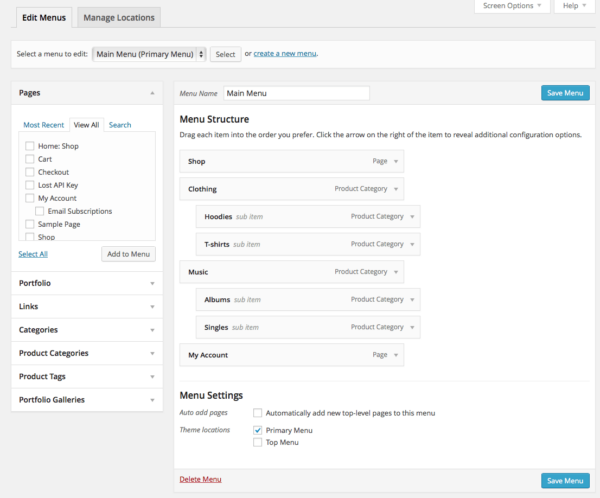 How To Edit WordPress Menus - Visualmodo WordPress Themes