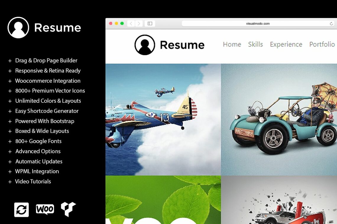 Resume WordPress Theme Documentation - CV by Visualmodo