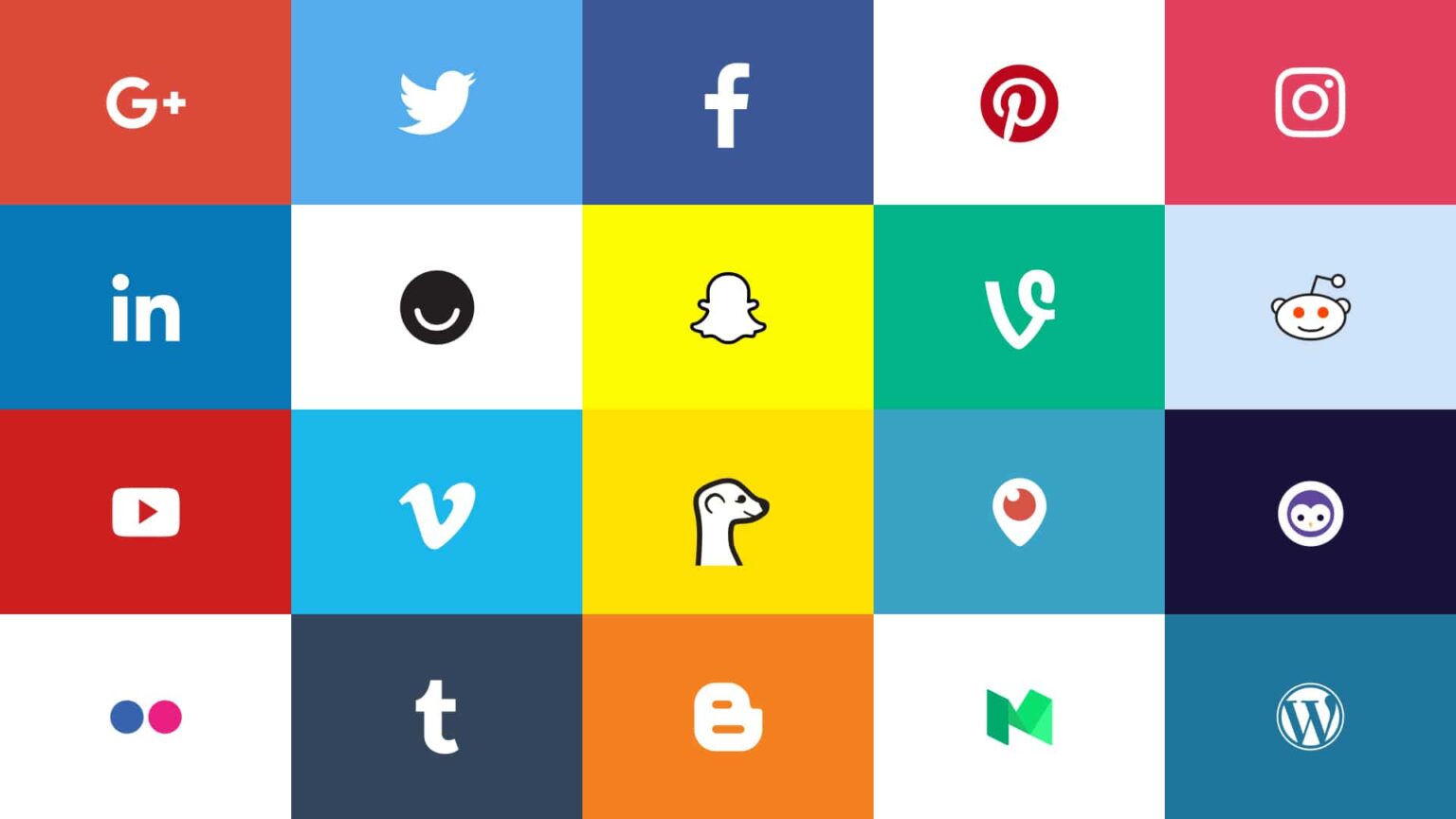 Logo Design Changes Through Social Media - Visualmodo Blog