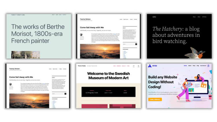 Free WordPress Native Themes Portfolio - Visualmodo