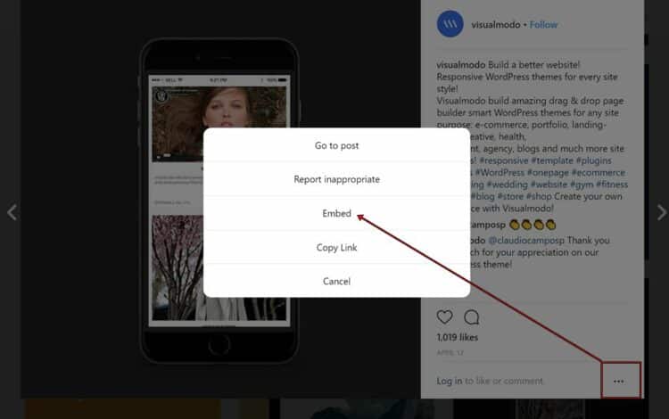 Embed Instagram Photos In WordPress Posts - Visualmodo Blog
