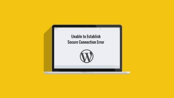 Unable to Establish Secure Connection Error Fix - Visualmodo