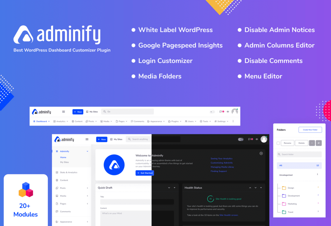 Admin Panel Customization Wordpress Plugin Visualmodo