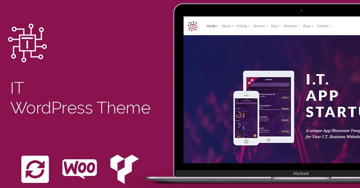 It Tech Wordpress Theme Startup Sites Template Visualmodo