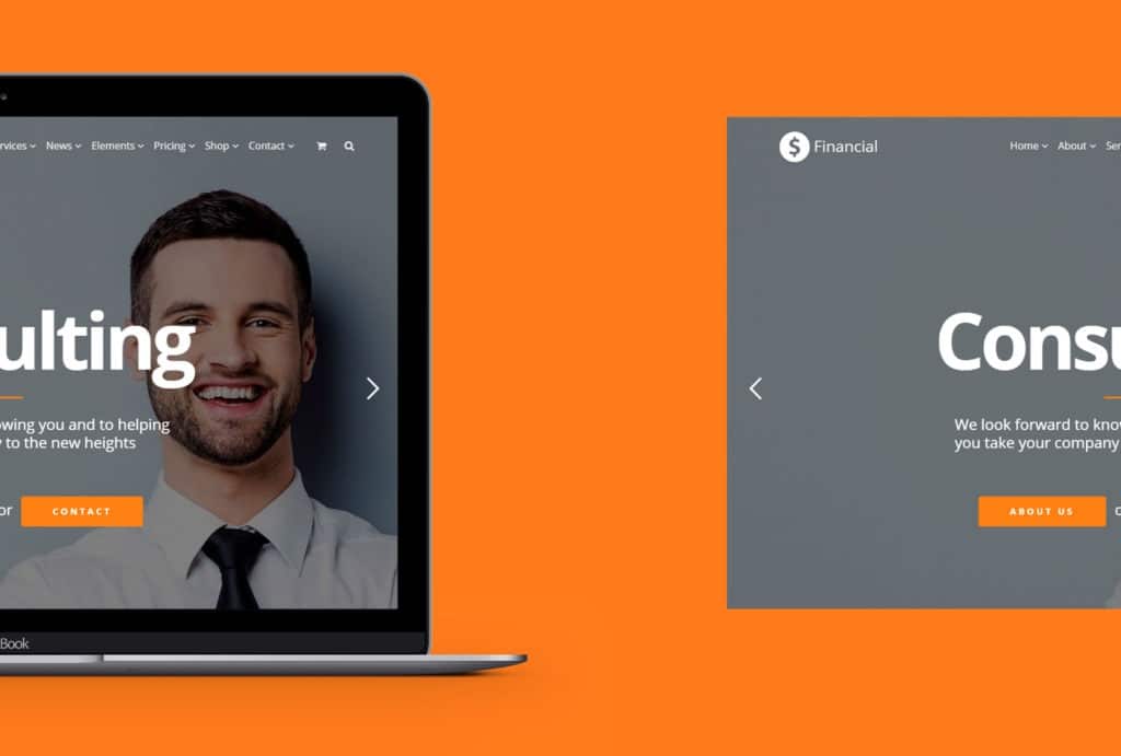 Financial WordPress Theme - Consulting Template by Visualmodo