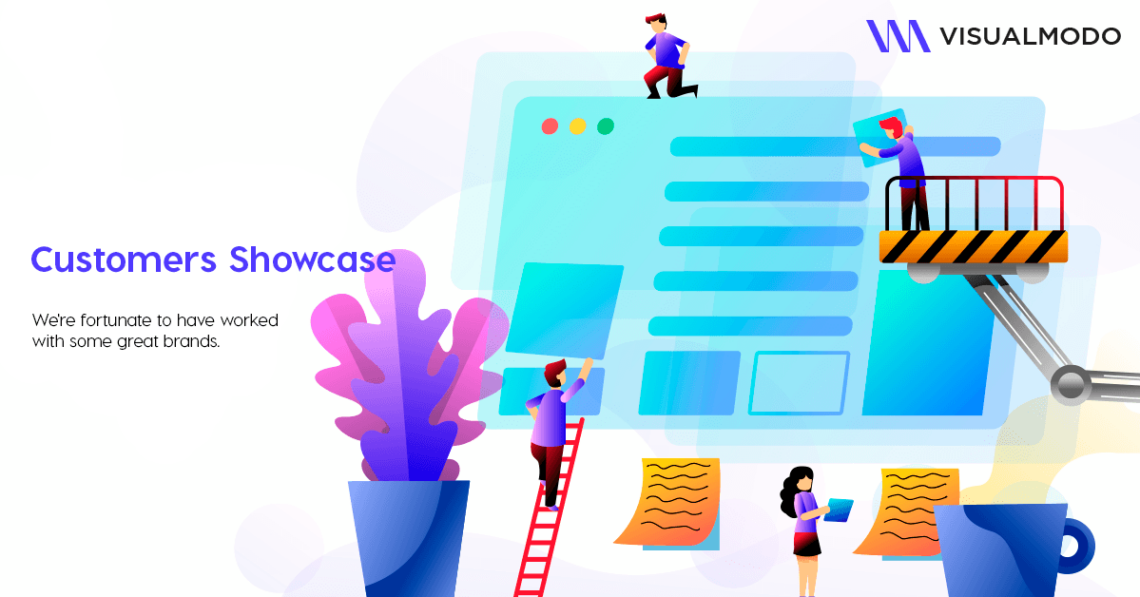 Customers & Clients Showcase - Visualmodo WordPress Themes