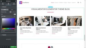 Elementor WordPress Plugin Backgrounds Usage Guide - Visualmodo