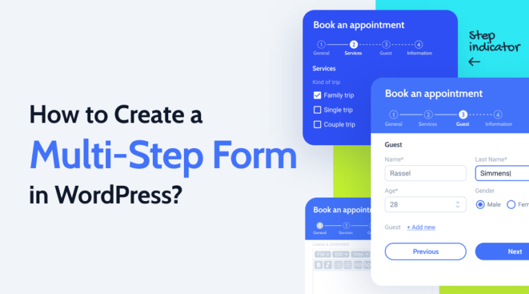 How To Create A Multi Step Form In WordPress Visualmodo