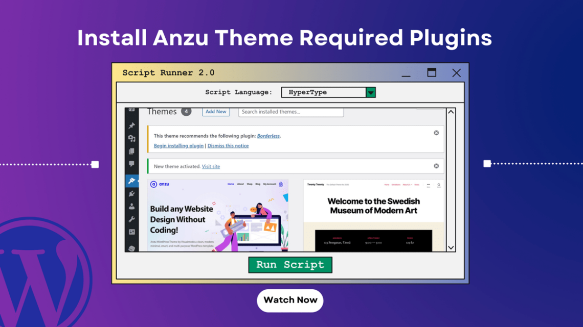 How To Install Anzu WordPress Theme Recommended Plugins