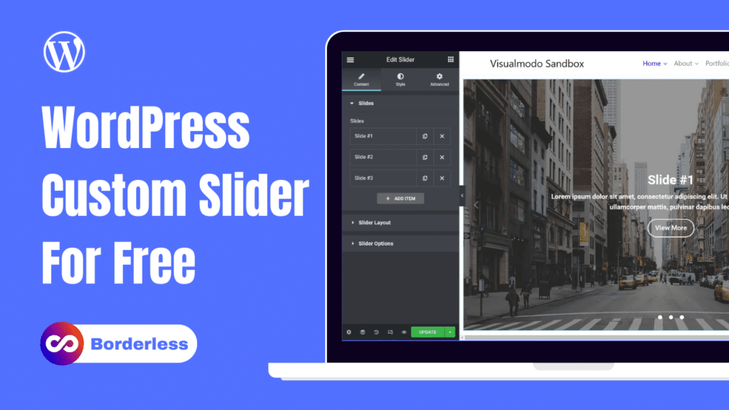 How To Create A Custom Slider In WordPress For Free? Borderless Docs