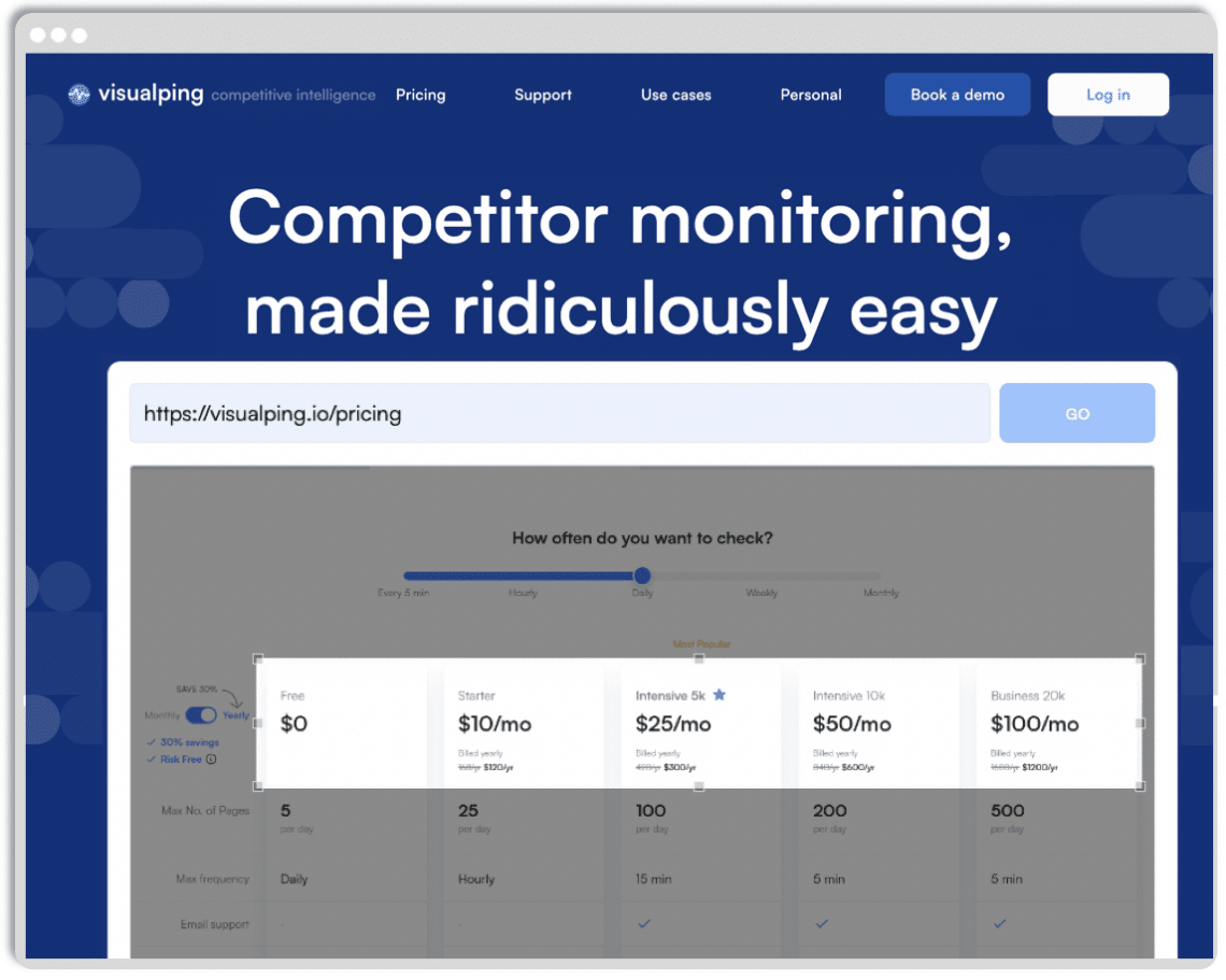 Competitor Monitoring: Guide To Track Website Visual Changes