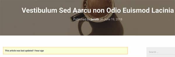Old WordPress Post Notice: Add Outdated Content Notification
