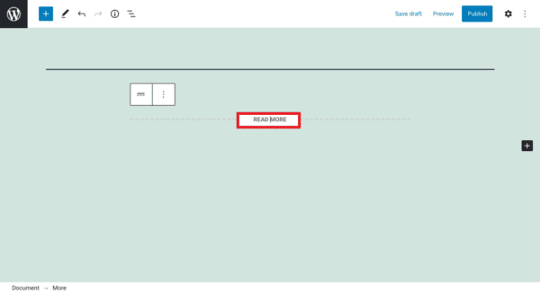 How To Use The More Tag In WordPress Block Editor? Visualmodo